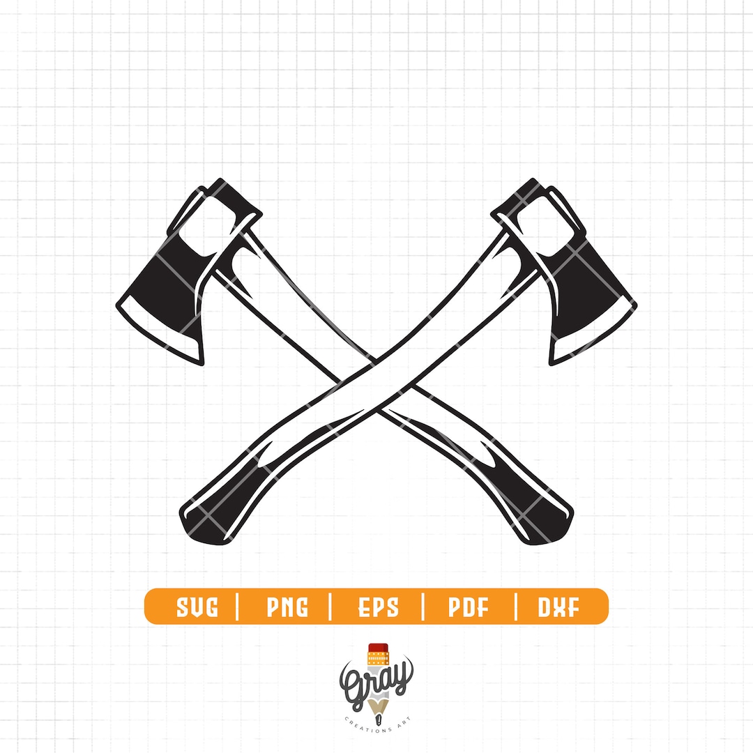 Lumberjack Axe Svg, Lumberjack Svg , Crossed Axe, Lumberjack Sports ...