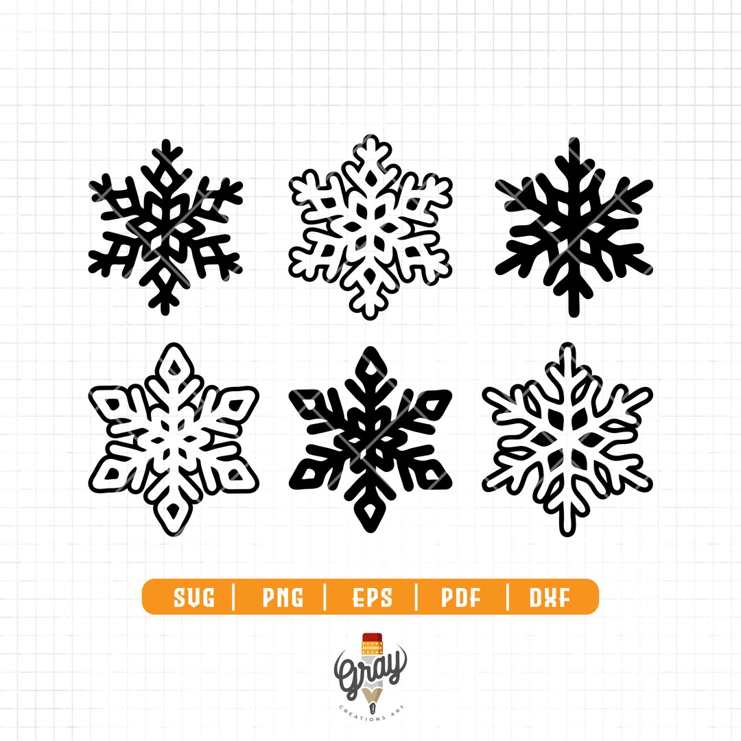 Snowflakes Svg , Snowflakes Bundle , Snowflakes Clip Art ,cricut ...