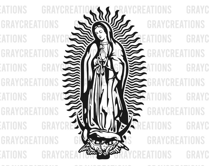 Santa Muerte Svg / Saint of Holy Death Svg / Our Lady of the Holy Death ...