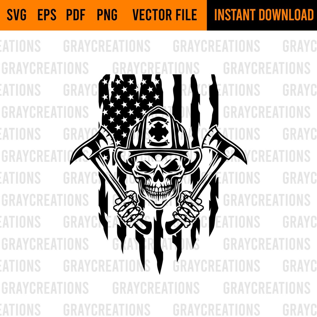 US Fire Fighter Svg | Fireman Svg | Firefighter Svg | Fire Fighter ...