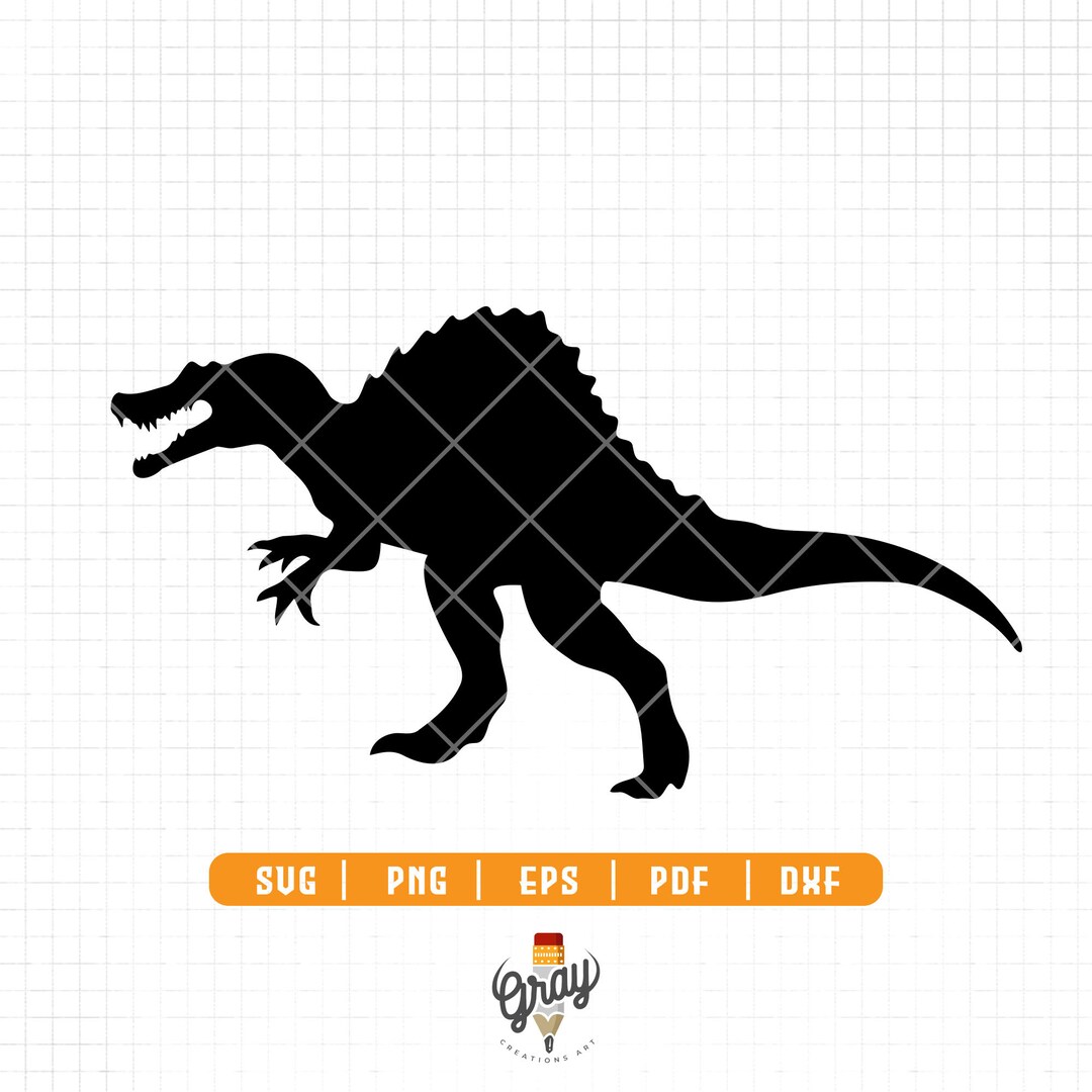 Spinosaurus Svg,dinosaur Svg , Dinosaur Cli Part ,dxf Eps Pdf Png ...