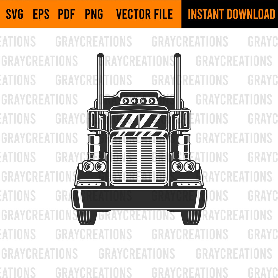 Truck Svg / Trailer Truck Svg /truck Driver Svg - Etsy