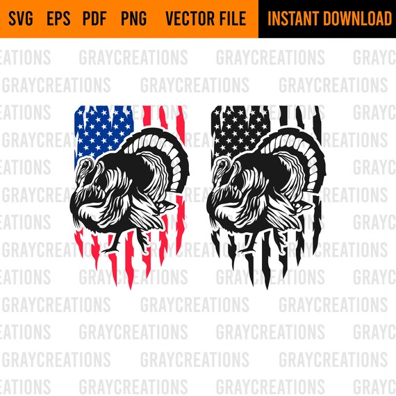 US Wild Turkey Hunting Svg/ American Wild Turkey Hunter Svg - Etsy