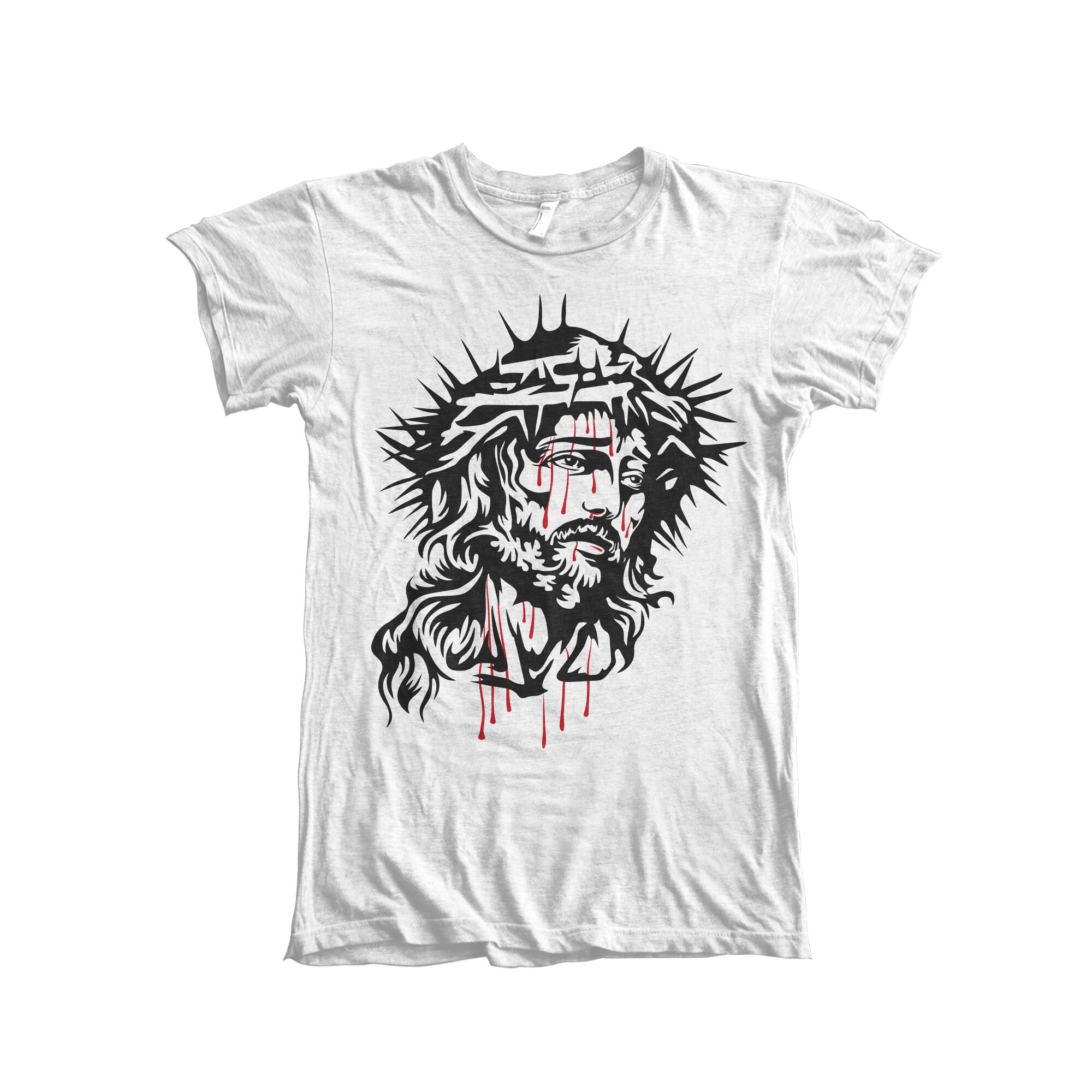 Jesus Christ Svg / Jesus Face With Blood Svg /christian Svg - Etsy