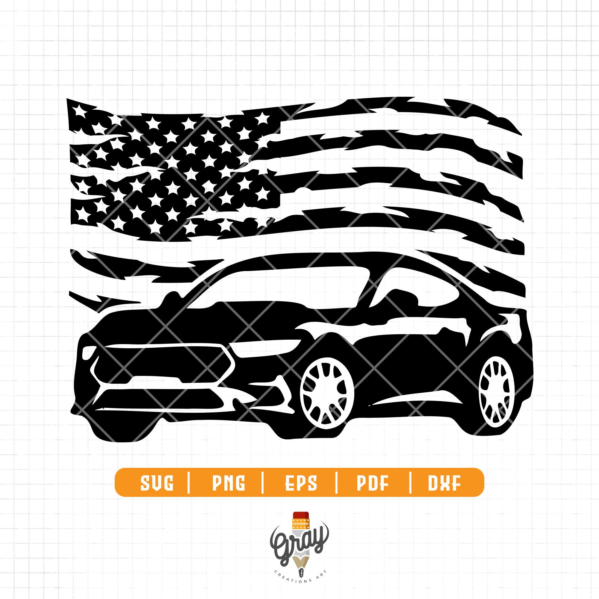 US Race Car Svg , Sports Car , Racing ,car Cli Art, Cricut, Silhouette ...