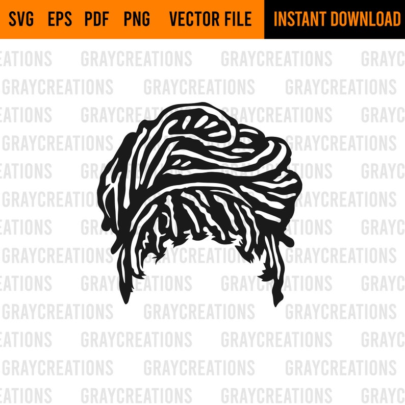 Dreadlocks Bun Svg / Dreadlocks Hairstyle Svg / Dreads Lady | Etsy