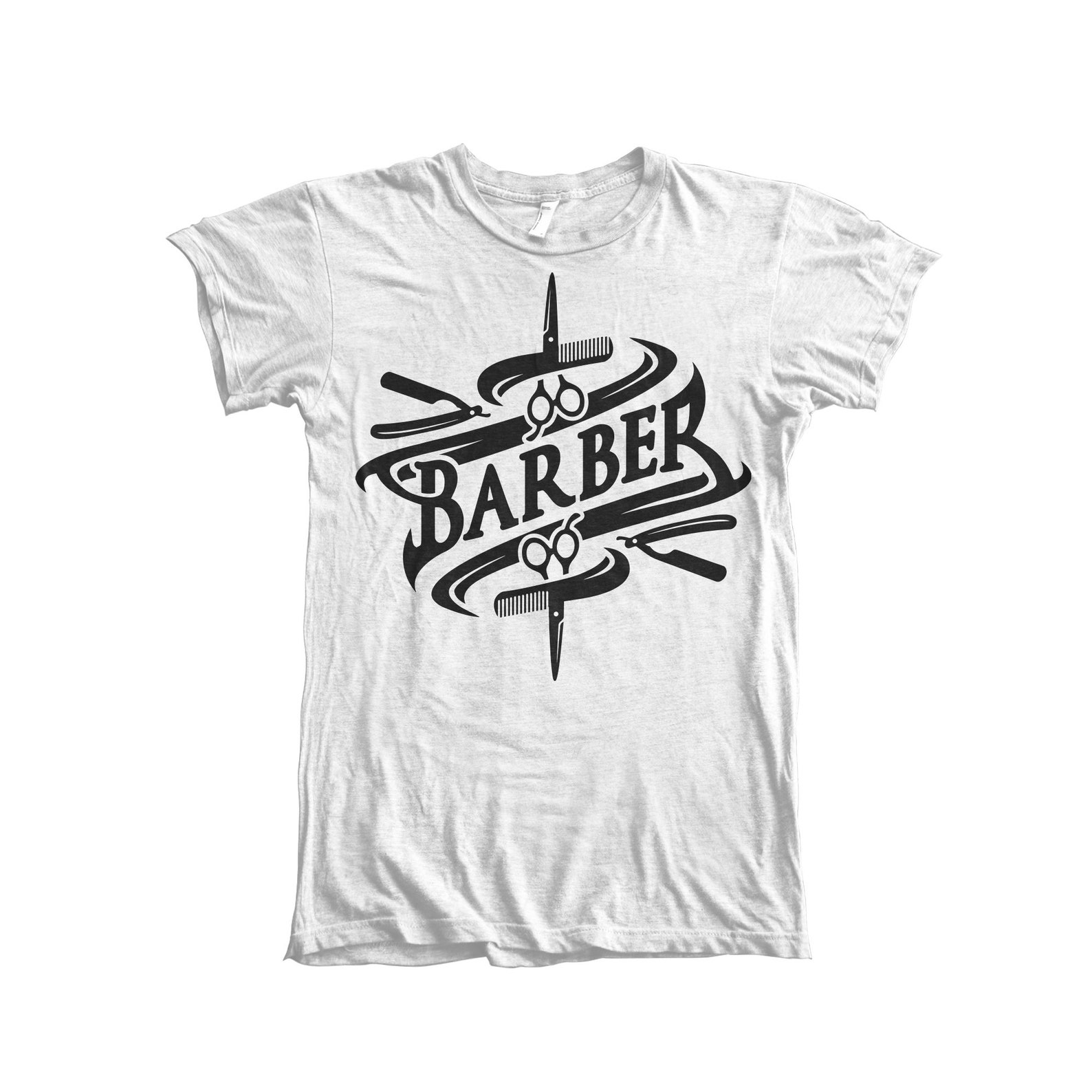 Barber Svg/ Scissors & Razor Png / Barber Emblem /ribbon Style - Etsy