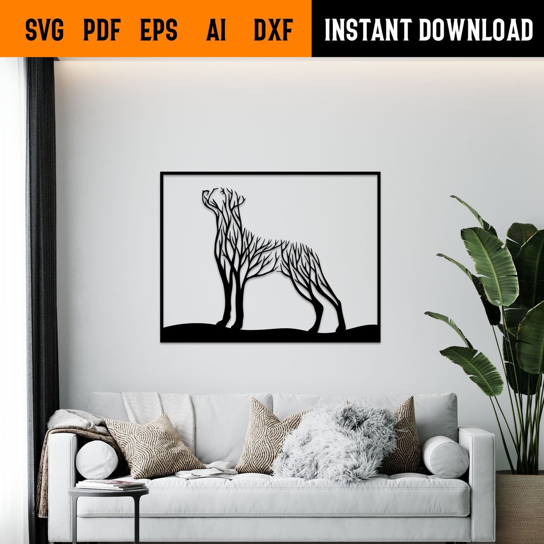 Rhodesian Ridgeback Wall Art Svg,dxf, EPS,AI and PDF Files.plasma Cut ...