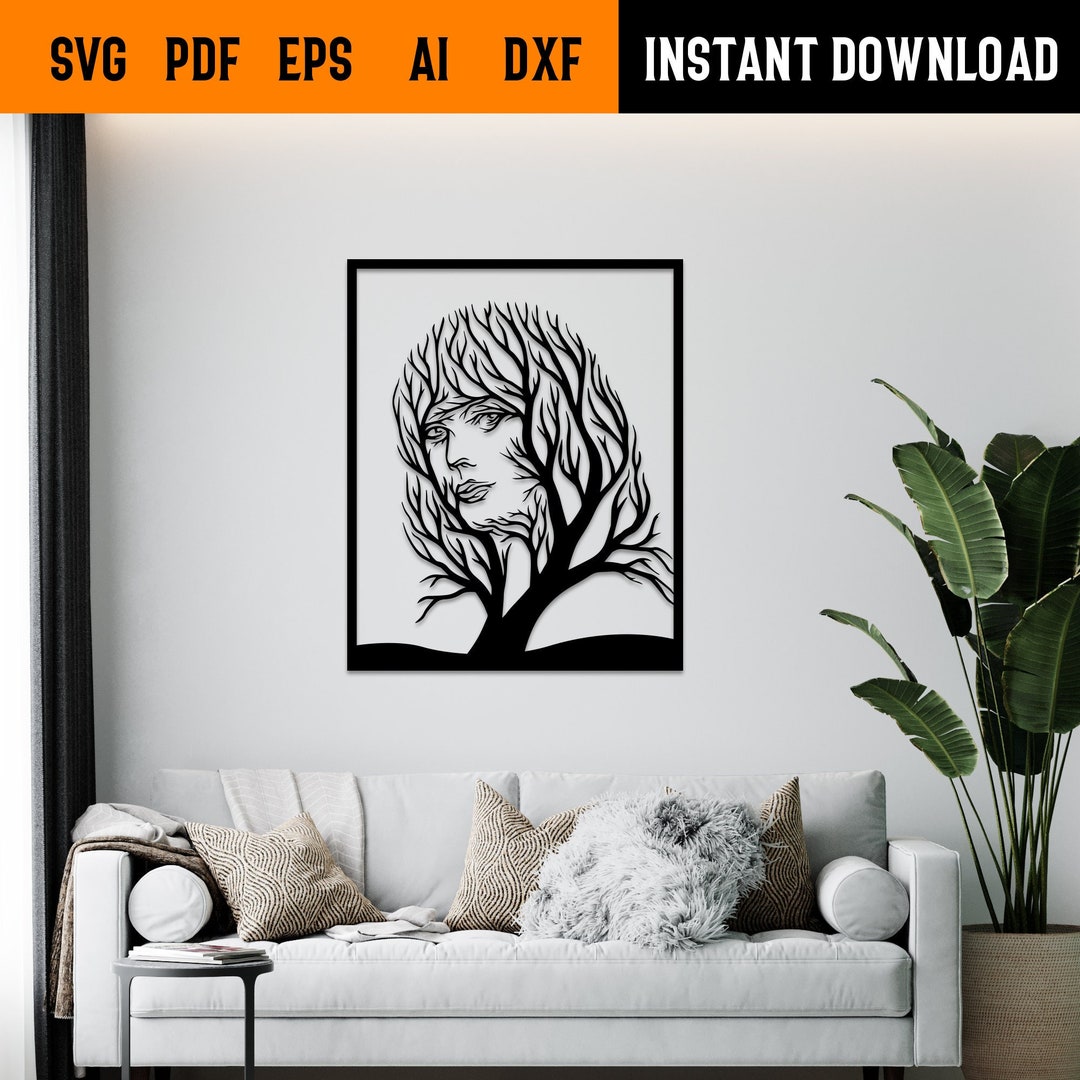Taylor Swift Tree Wall Art Svg,dxf, EPS,AI and PDF Files.plasma Cut ...
