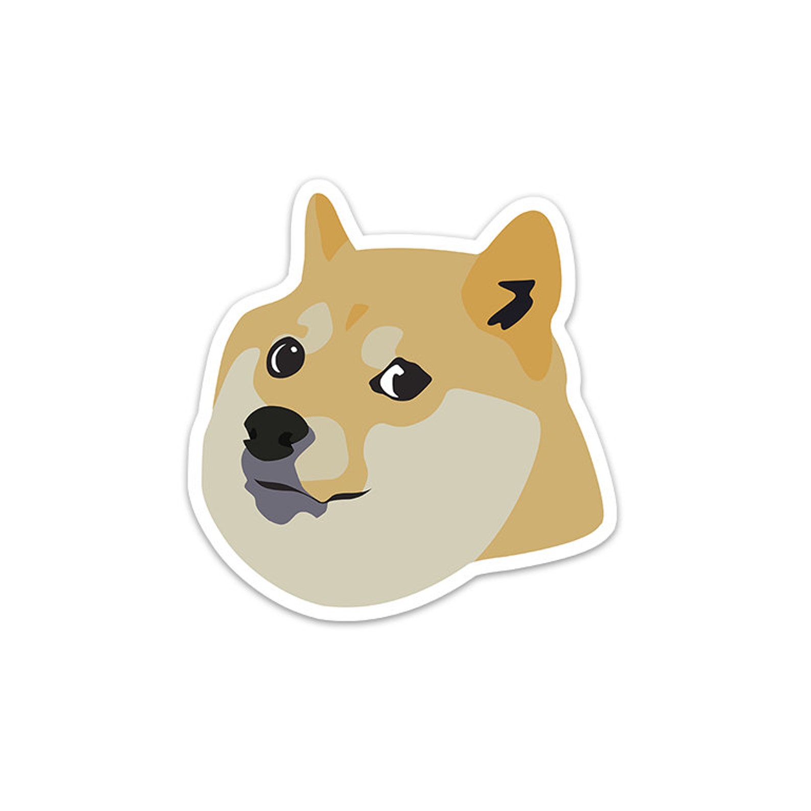 Doge Meme Sticker for Laptops, Notebooks, and Hydro Flask - Etsy