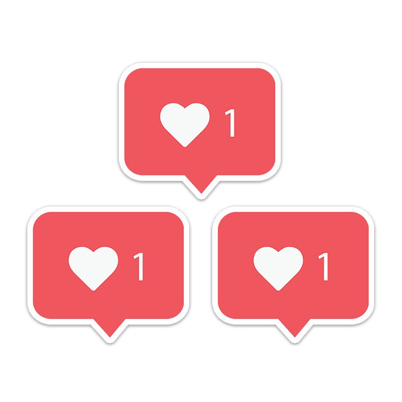 Instagram Like Influencer Sticker for Laptops Notebooks - Etsy