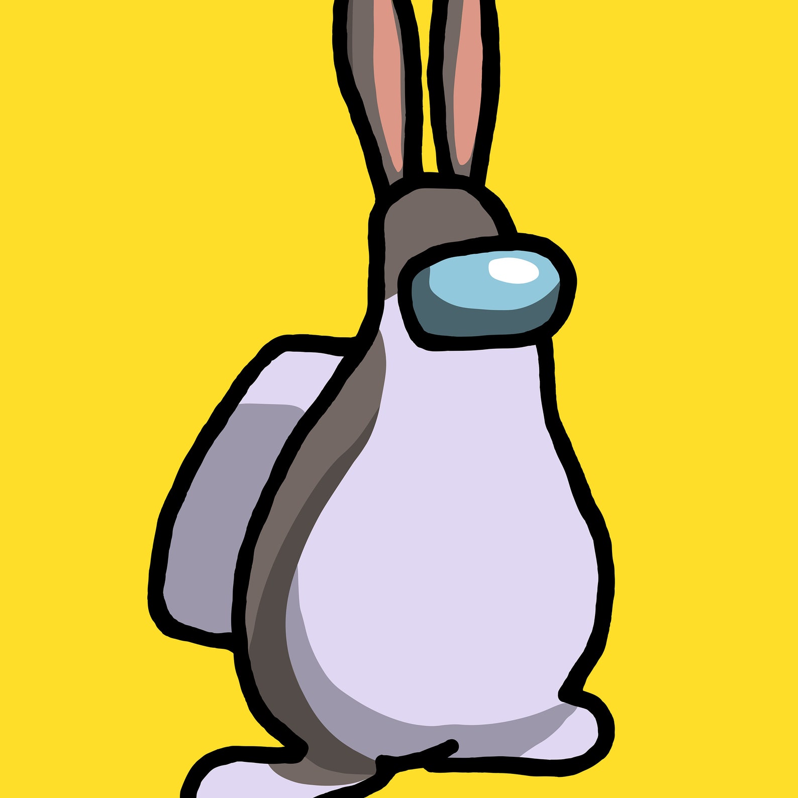 Big Chungus X Among Us Sticker for Laptops, Notebooks, and Hydro Flask ...