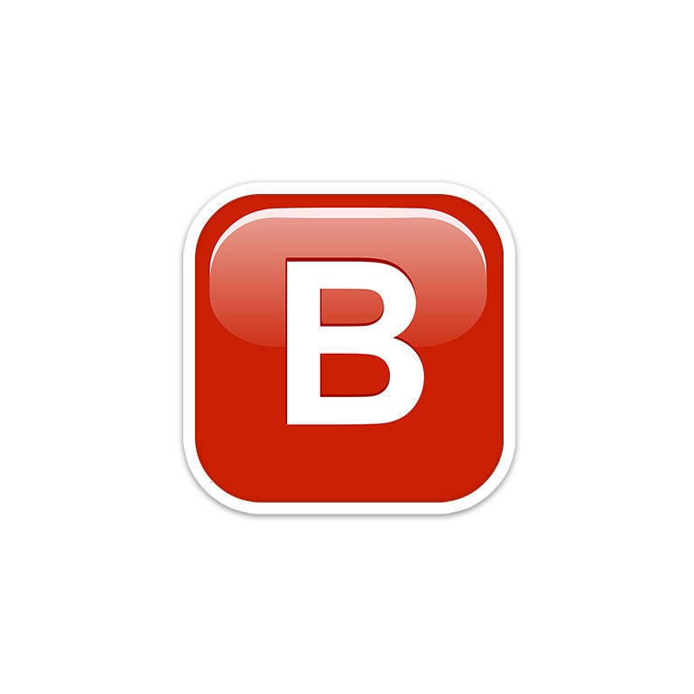 B Emoji Meme Sticker for Laptops, Notebooks, and Hydro Flask - Etsy