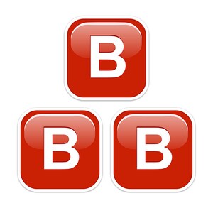 B Emoji Meme Sticker for Laptops, Notebooks, and Hydro Flask - Etsy