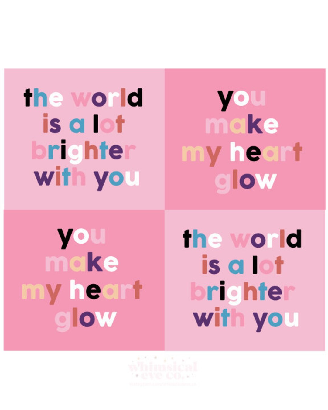 Valentines Day Tags Glow Sticks, Valentines Day Print, Valentines ...