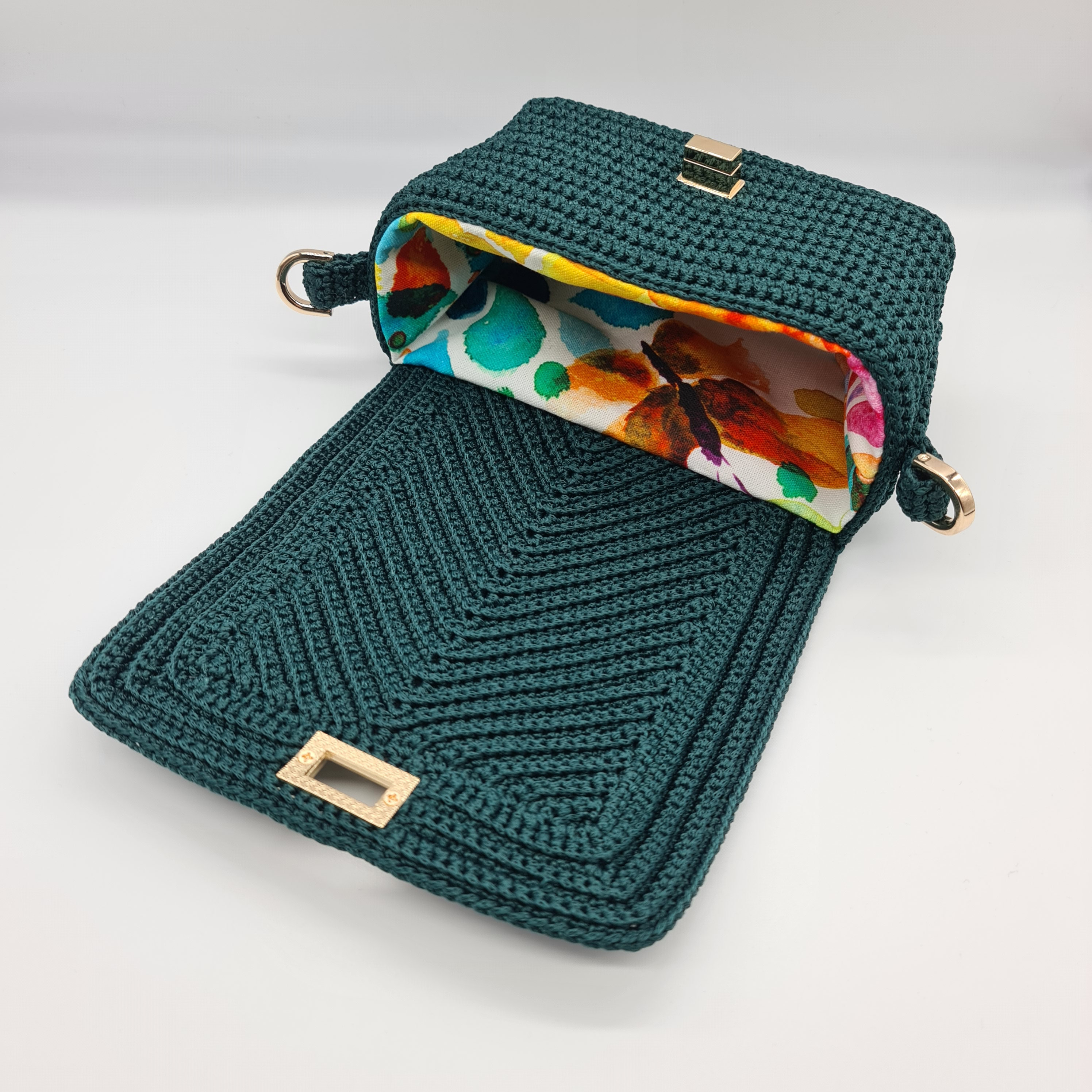 Crochet Pattern (english): Luxury Crochet Bag / Shoulder Bag / Cross ...