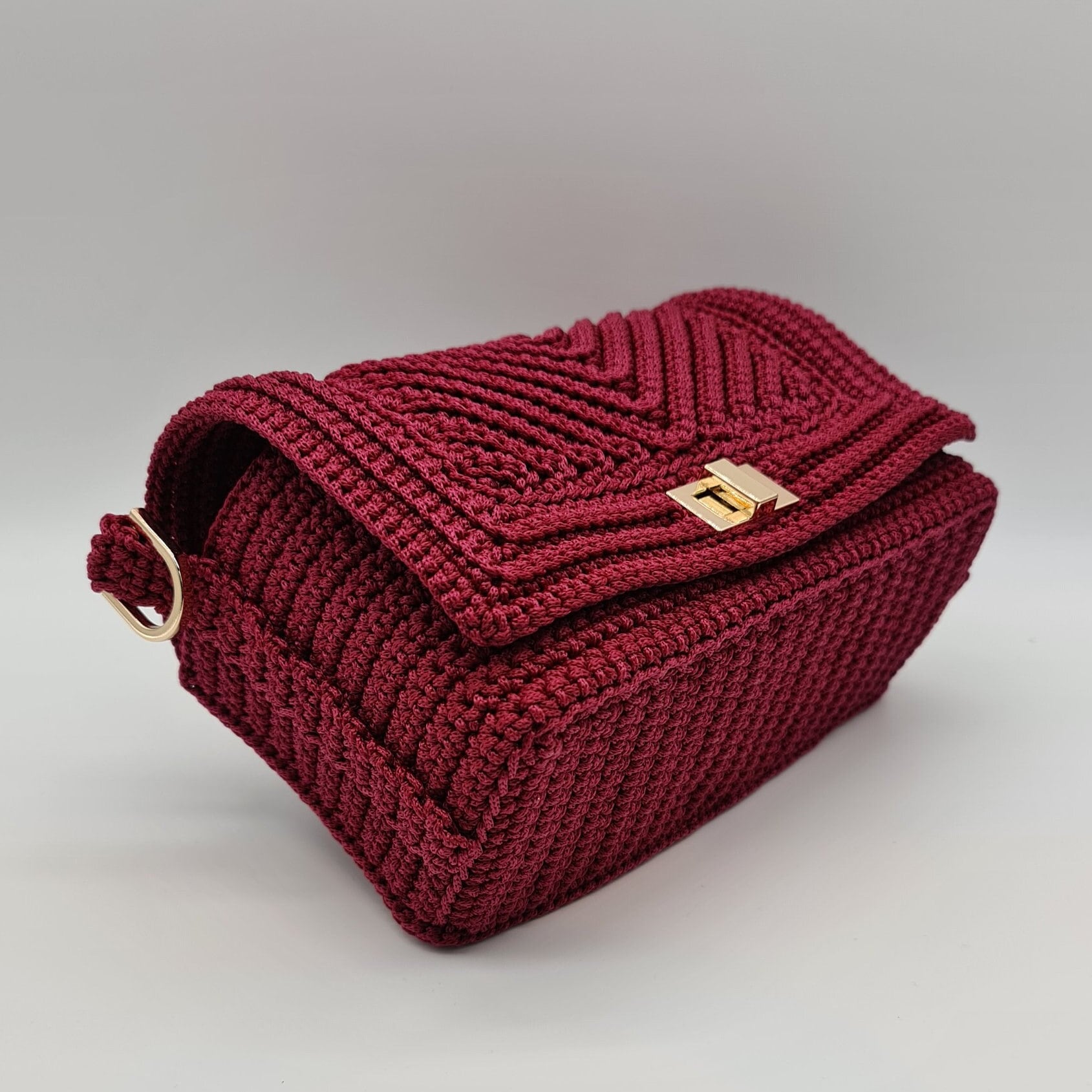 Crochet Pattern (english): Luxury Crochet Bag / Shoulder Bag / Cross ...