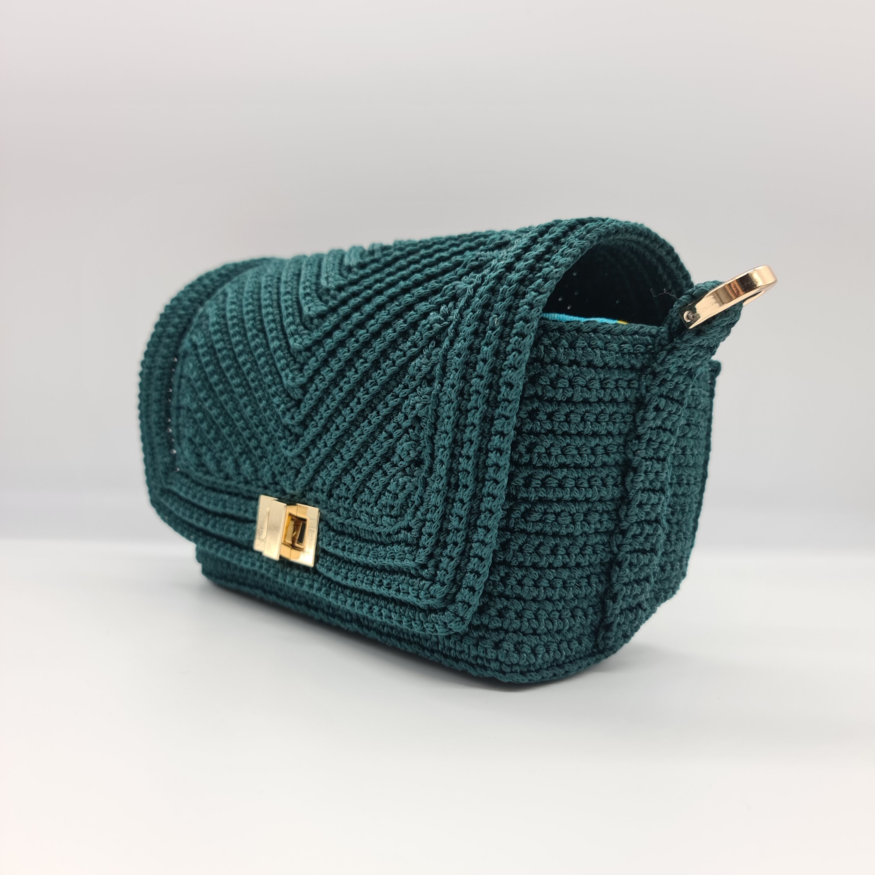 Crochet Pattern (english): Luxury Crochet Bag / Shoulder Bag / Cross ...