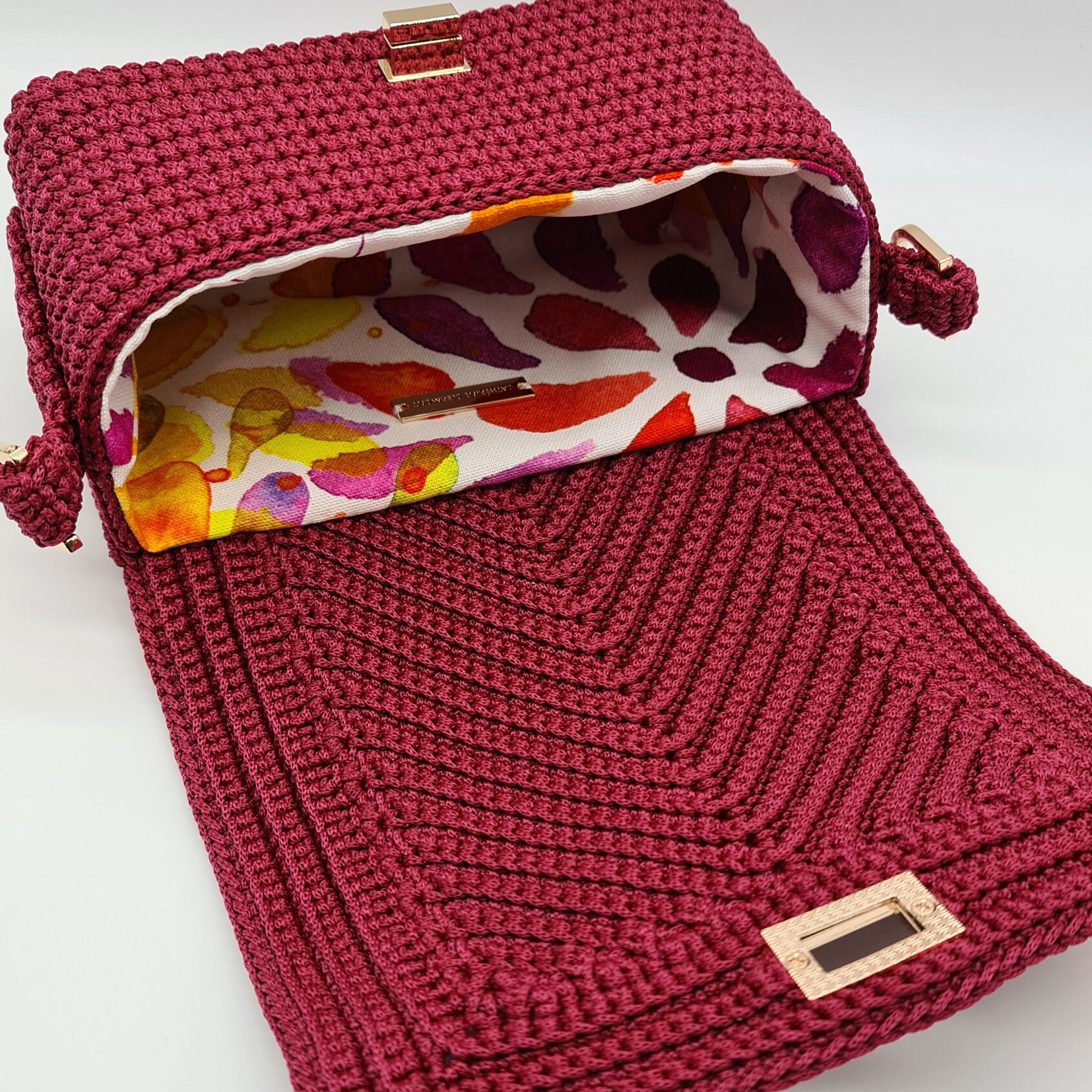 Crochet Pattern (english): Luxury Crochet Bag / Shoulder Bag / Cross ...