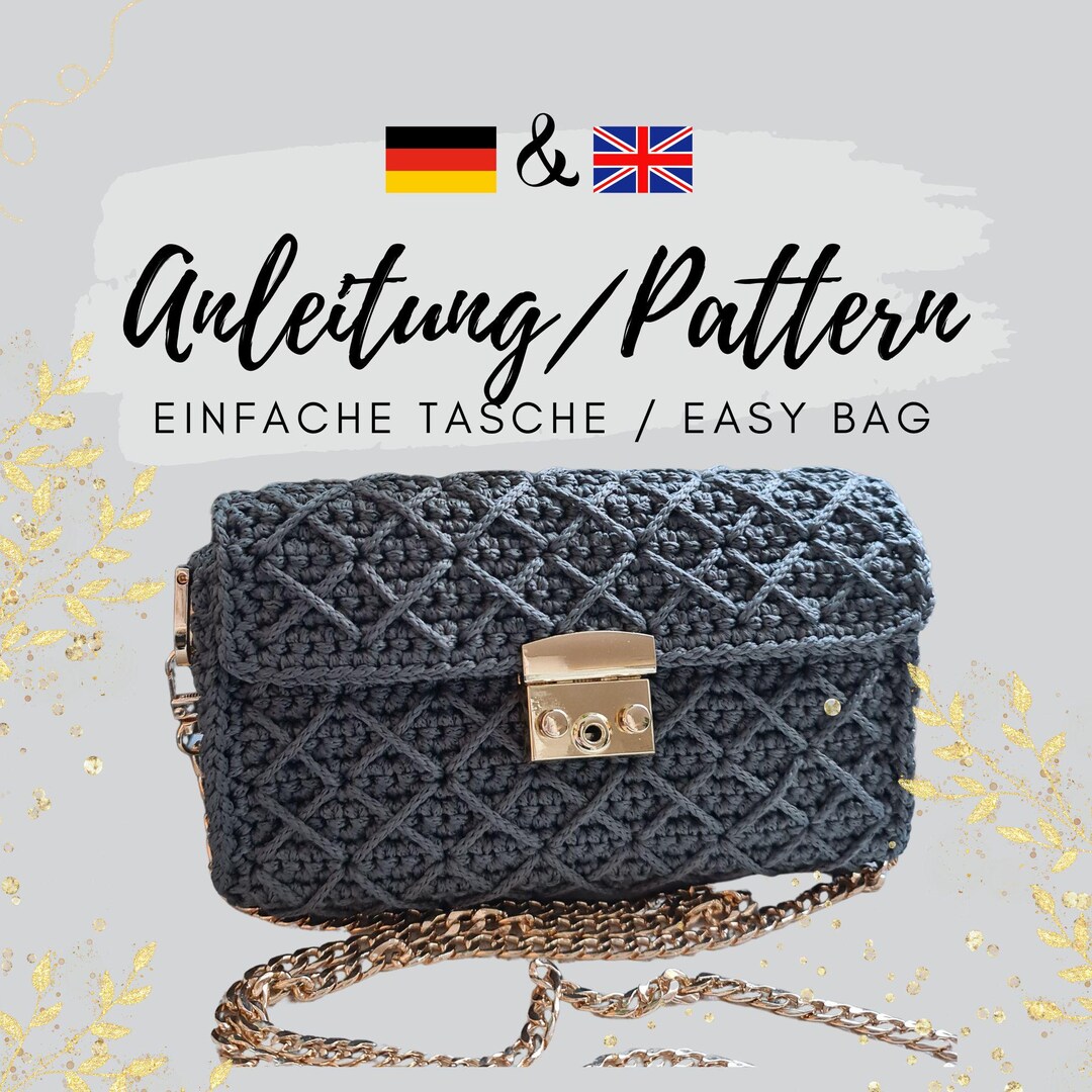 CROCHET PATTERN: Crochet Pattern for a Quick and Easy Crochet Bag - Etsy