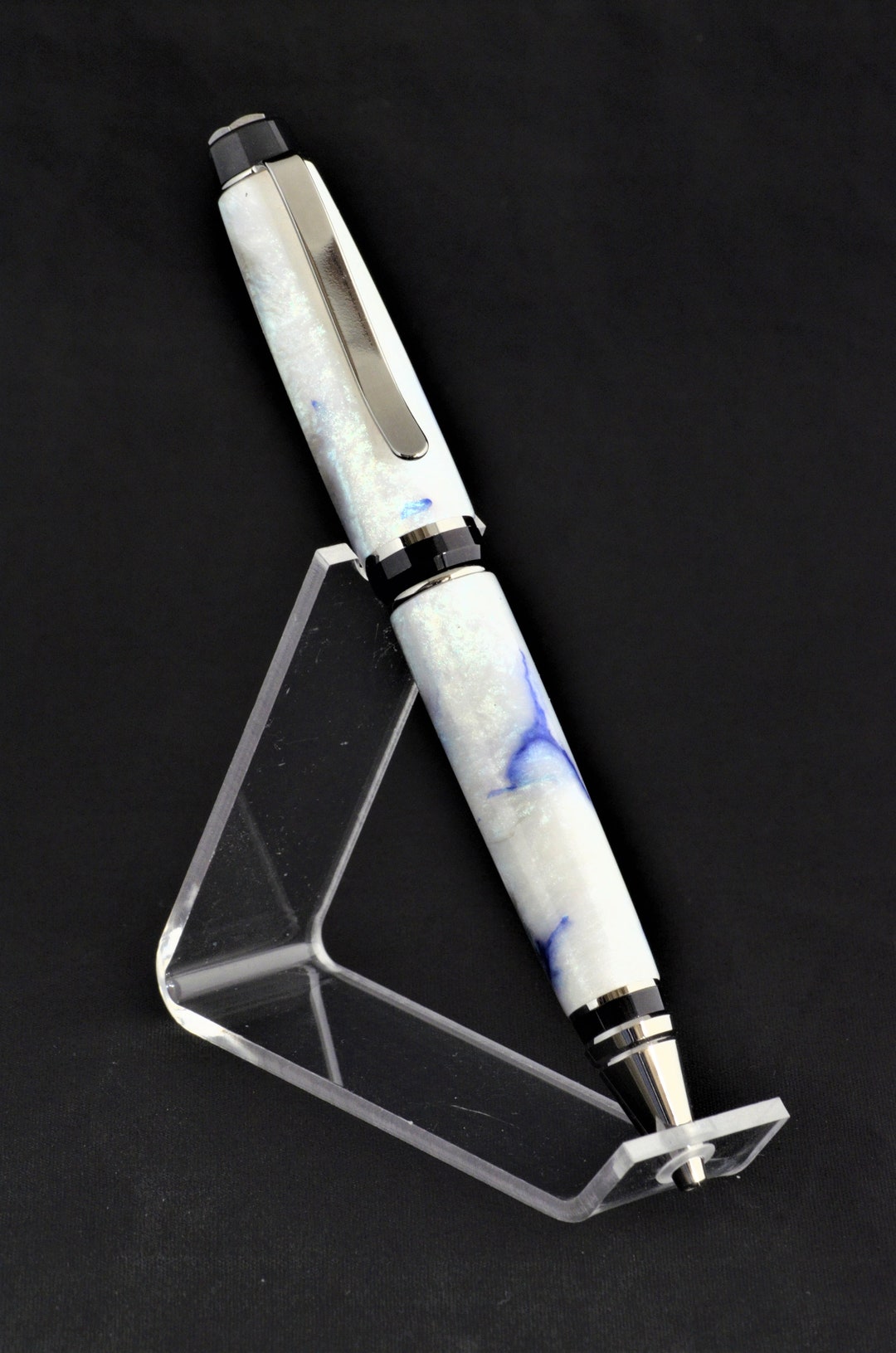Custom Handmade Pen | Acrylic Abalone | Cigar | Hand Turned - Etsy