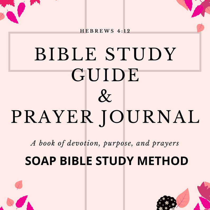 Pink | SOAP Bible Study Prayer Journal | Digital Bible Journal for Ipad ...