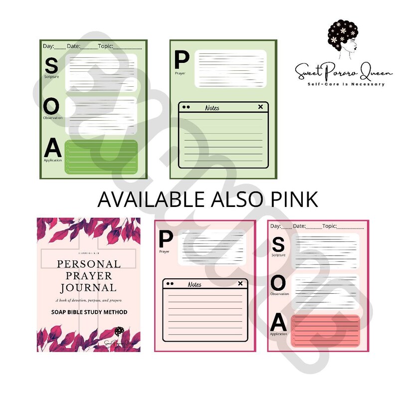 Pink | SOAP Bible Study Prayer Journal | Digital Bible Journal for Ipad ...