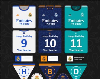 Real Madrid Printable - Etsy