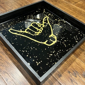 Custom Sorority or Fraternity Resin Wood Tray- Select Your Organization ...