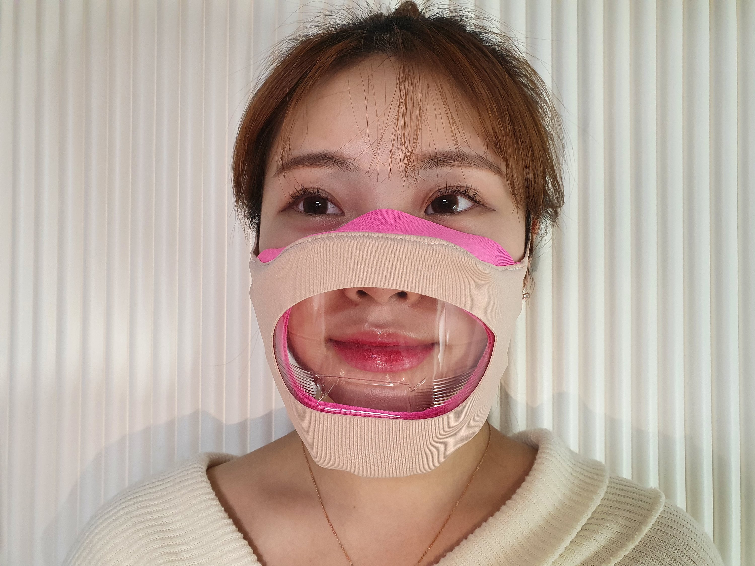 Transparent Clear Window Smile Mask Washable Reuseable- Teacher Speech ...