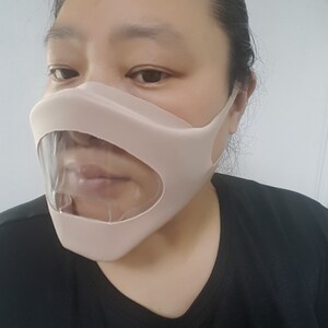 Transparent Clear Window Smile Mask Washable Reuseable- Teacher Speech ...