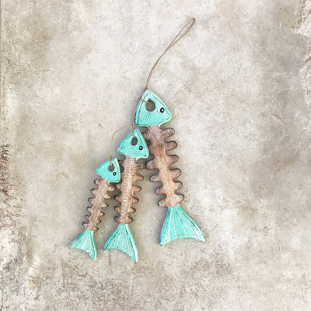 Wooden Fish Suspension, Wooden Garland - Etsy