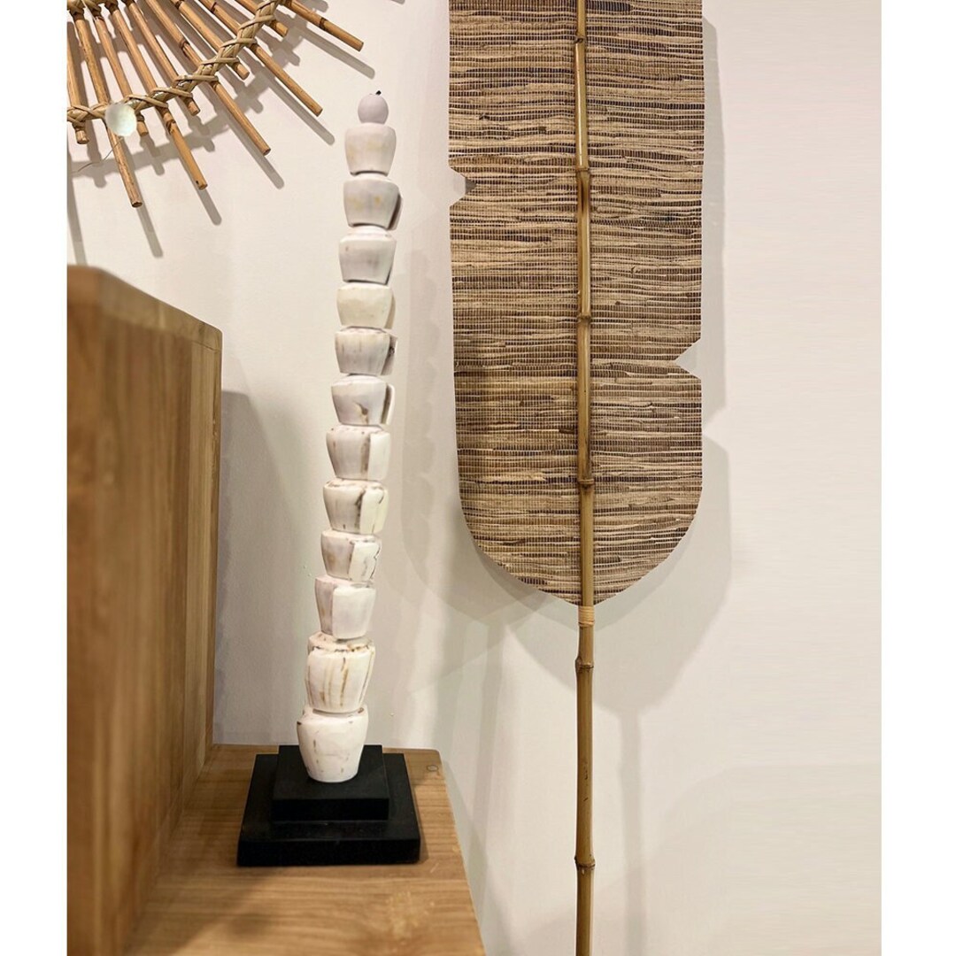 White Shell Totem - Etsy