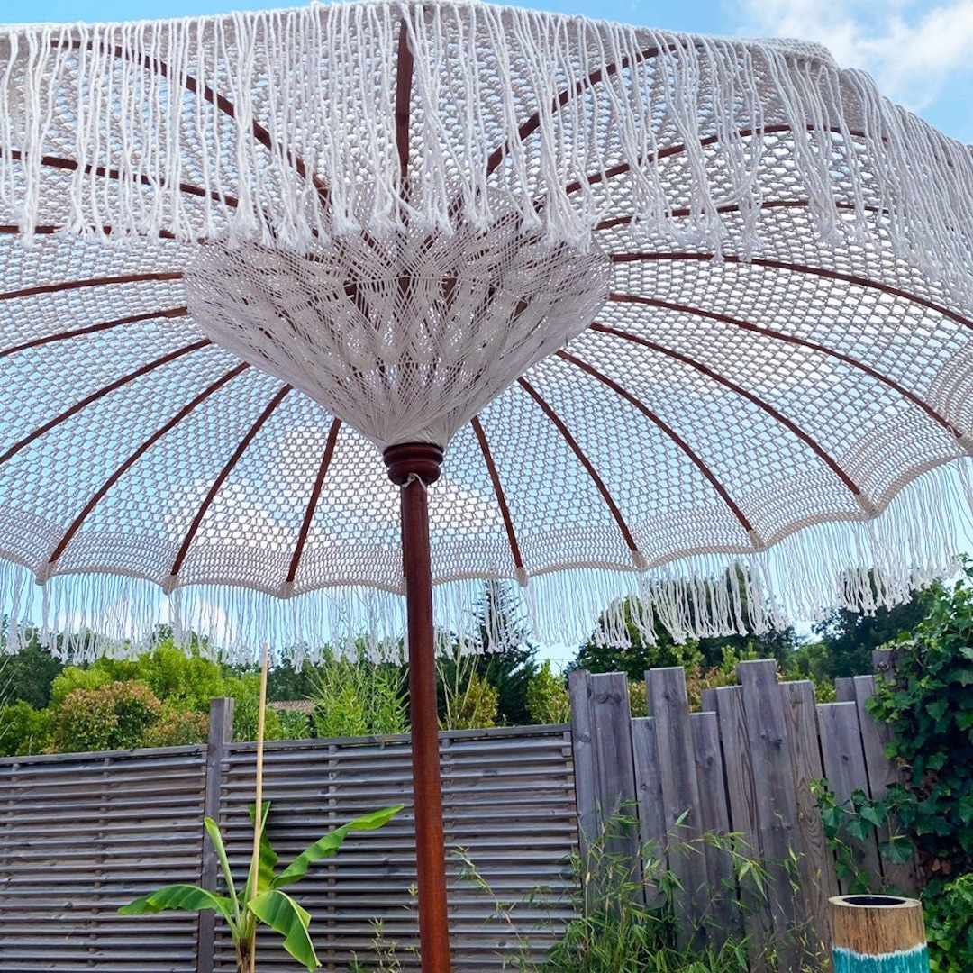 Large Macramé Parasol - Etsy
