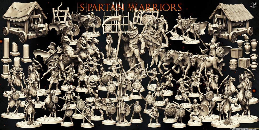 Spartan Warriors complete Set - Etsy