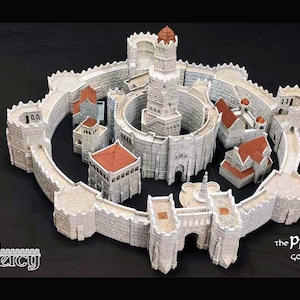 Ivory City Modular Castle Miniature Terrain [part 3] - Etsy