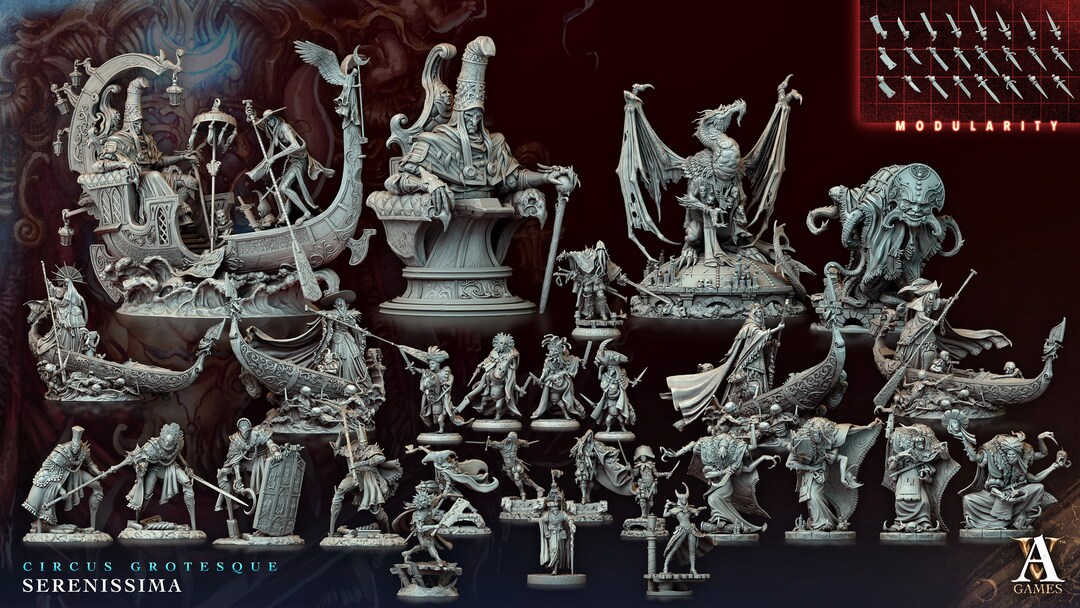 Circus Grotesque - Serenissima [complete Set] - Etsy