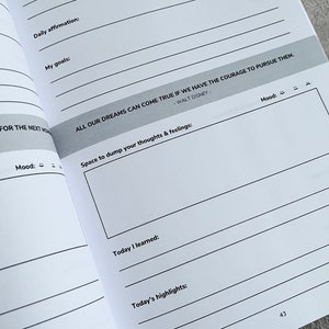 Gratitude & Mindfulness Journal - Progress Over Perfection - Personal ...