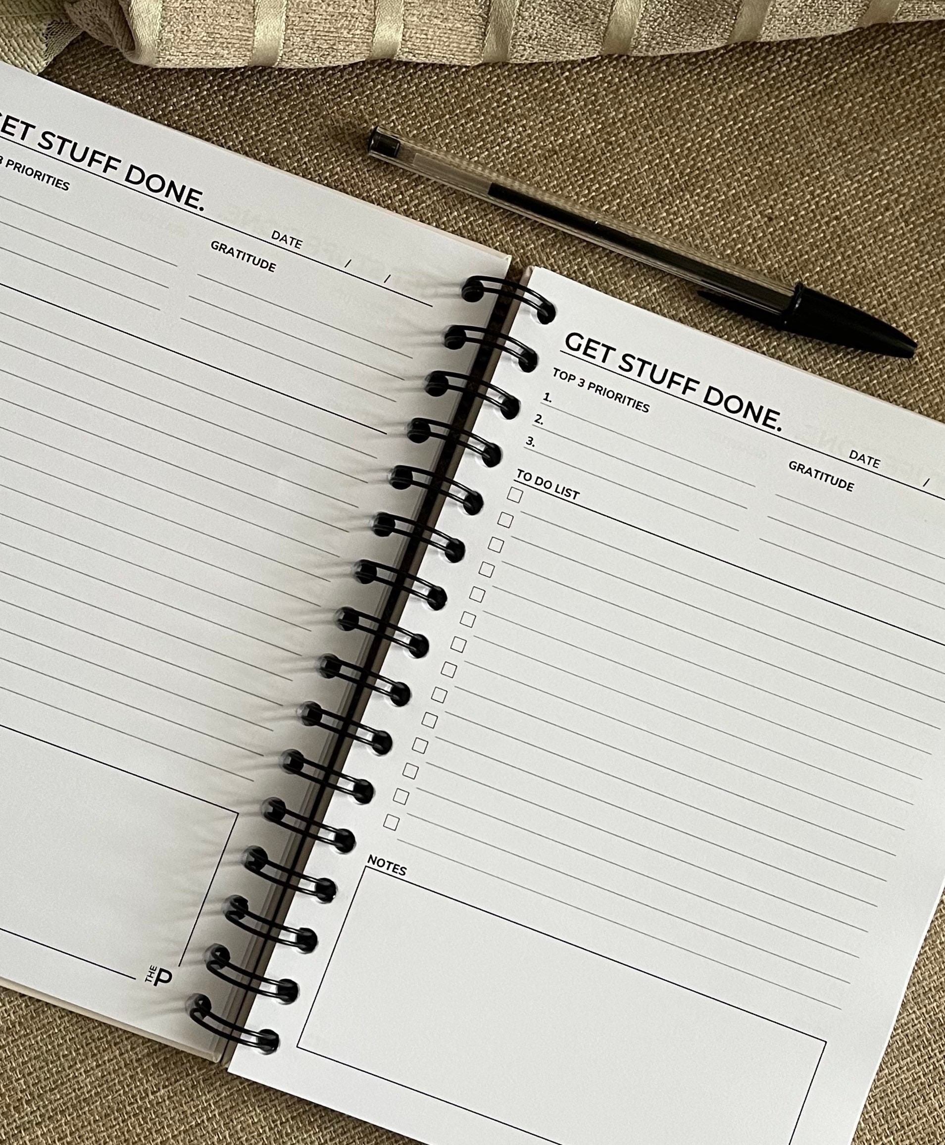 Hardback to Do List Notebook - Productivity - Planner - A5 Stationery ...