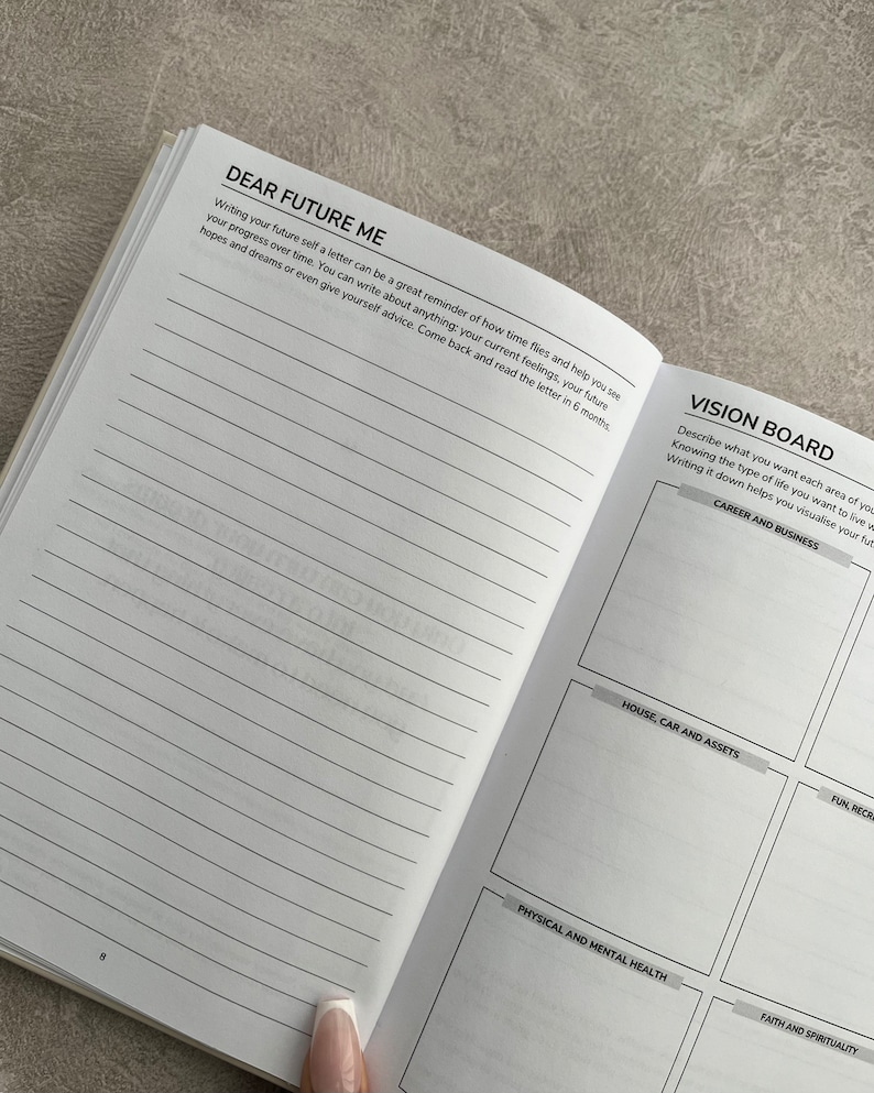 Gratitude & Mindfulness Journal - Progress Over Perfection - Personal ...