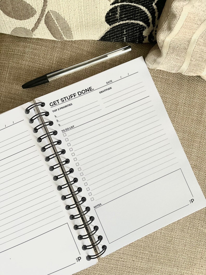 Hardback to Do List Notebook - Productivity - Planner - A5 Stationery ...
