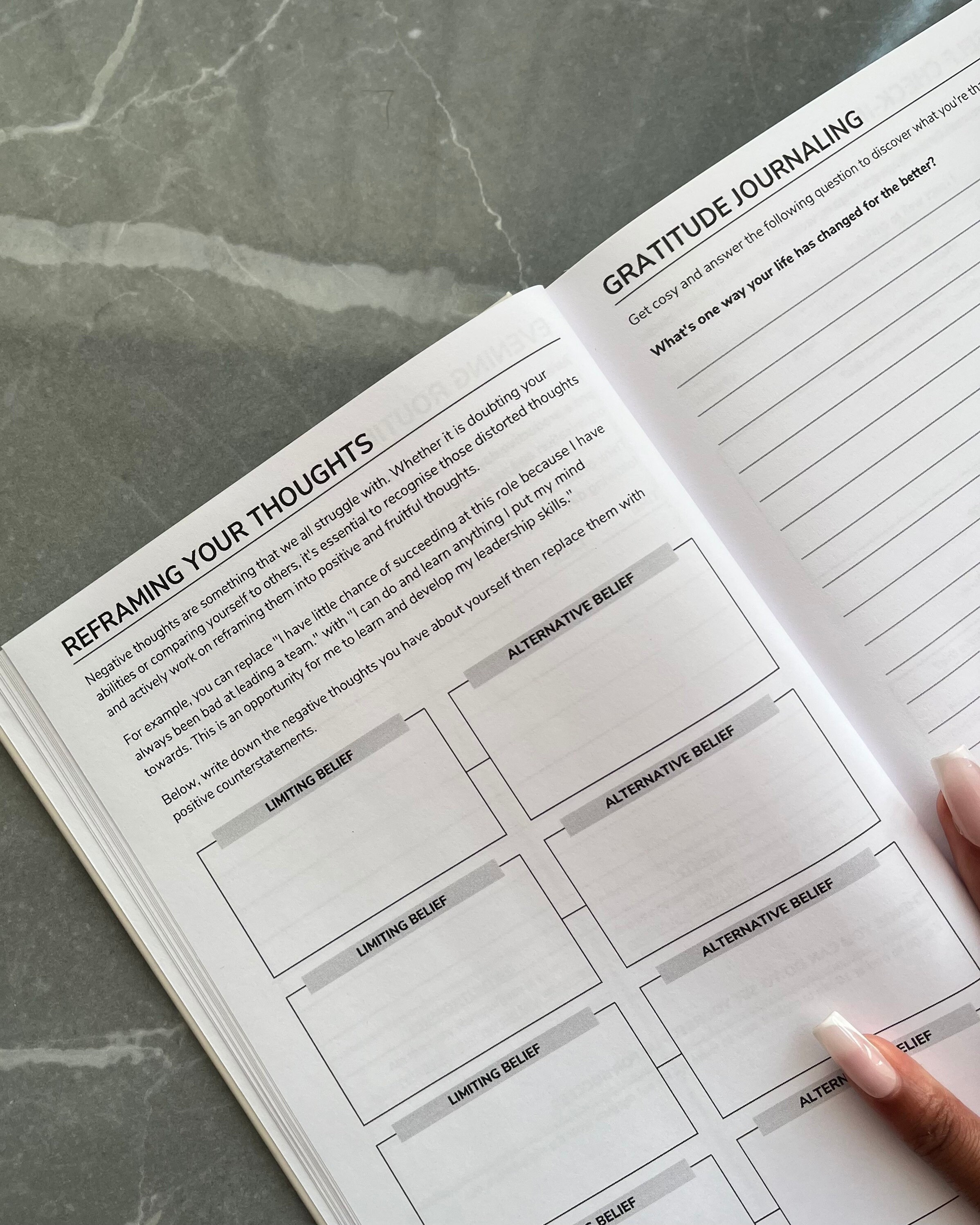 Gratitude & Mindfulness Journal - Progress Over Perfection - Personal ...