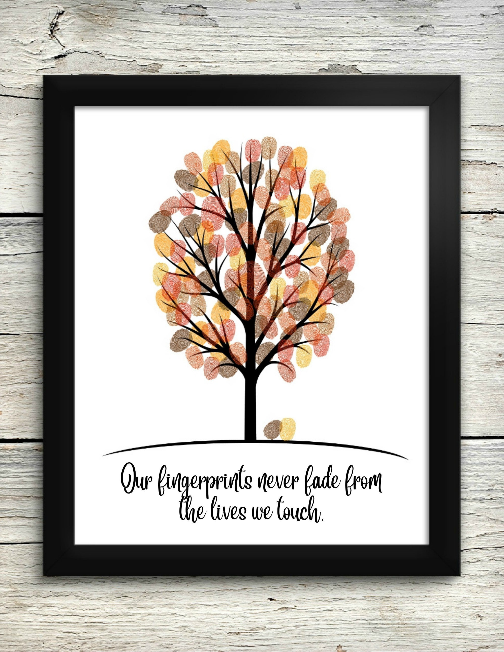 DIY Fingerprint Tree - Etsy