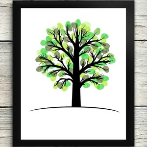DIY Fingerprint Tree - Etsy