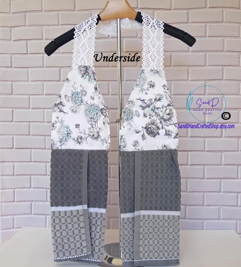 Lace Neck Kitchen Boa Towel Narrow Neck for Chef Tea Towel Cooks Gift ...