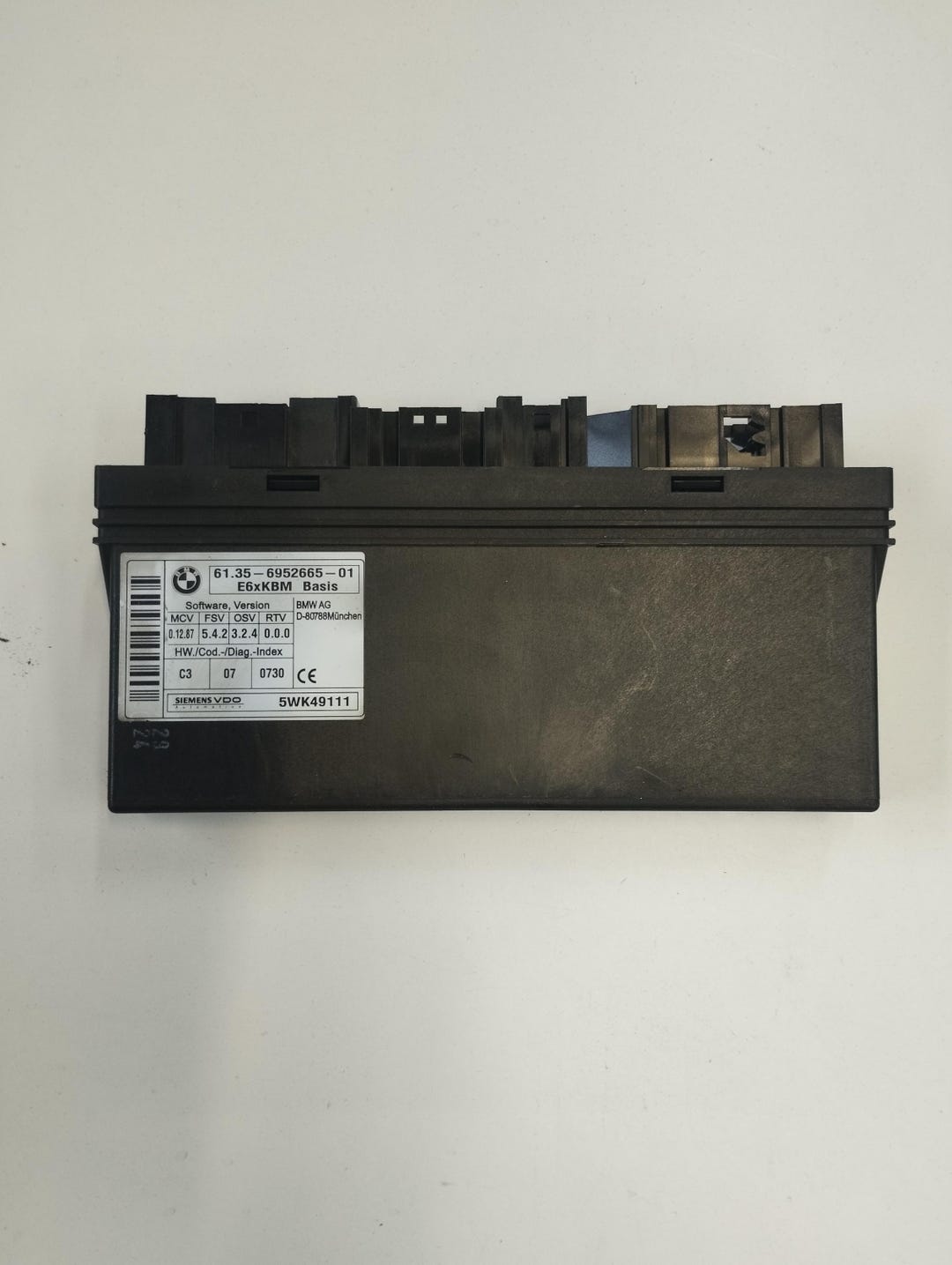 BMW E60 E63 E64 Control Unit Body Module KBM 5WK49111 6135-6952665 - Etsy