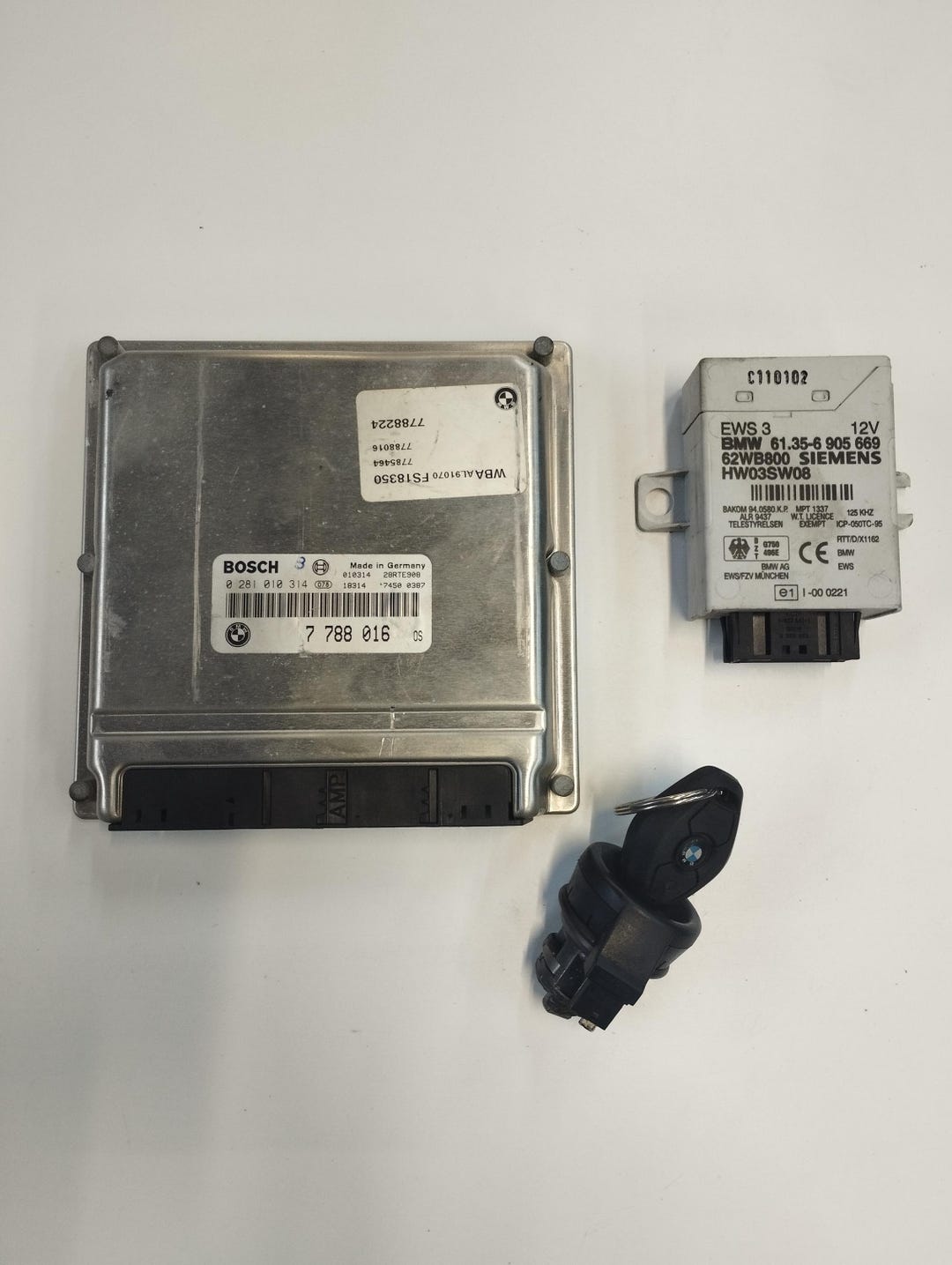 11 BMW ECU Control Module Kit 7788016 / 0281010314 / 6905669 - Etsy