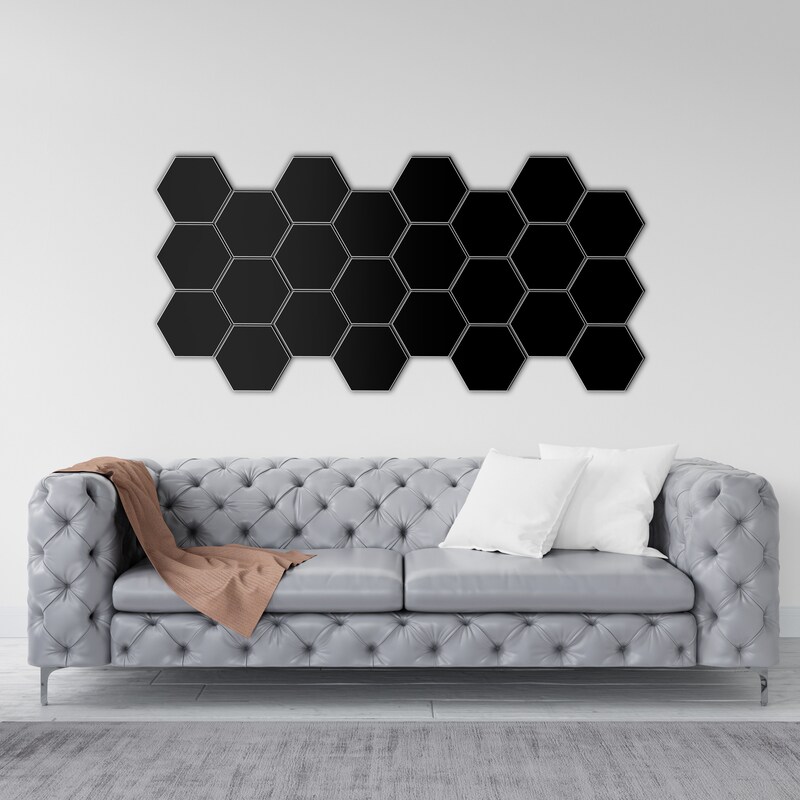 Hexagon Wall Art - Etsy