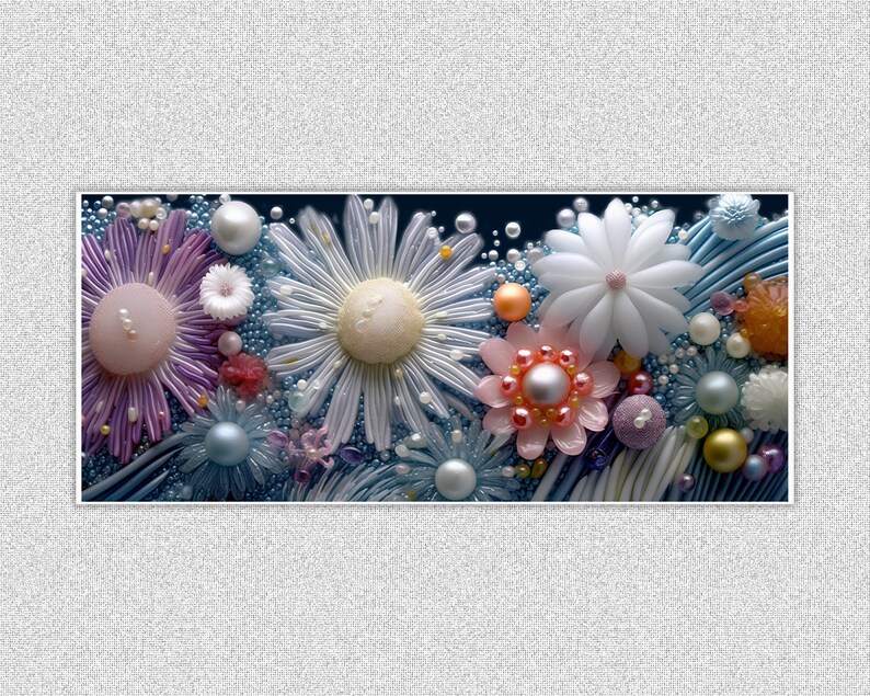 3D Summer Daisy Libbey Glass Wrap Png Bundle, Trendy Boho Floral 16oz ...