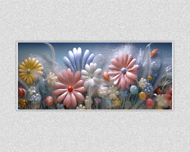 3D Summer Daisy Libbey Glass Wrap Png Bundle, Trendy Boho Floral 16oz ...